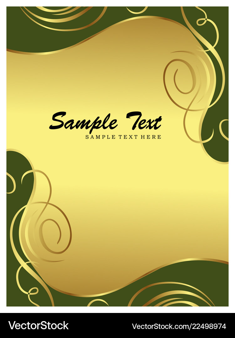 Invitation card abstract floral background Vector Image