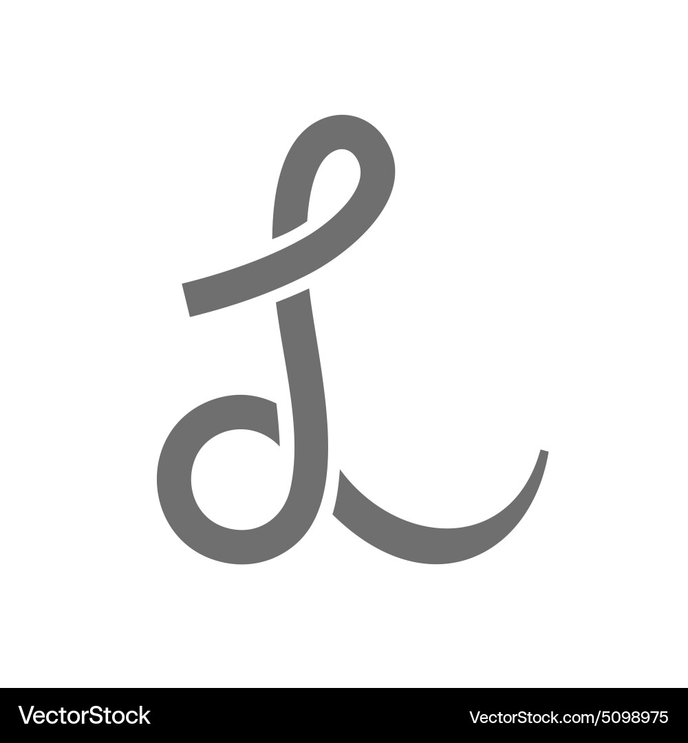 Letter L Logo Concept Icon Royalty Free Vector Image