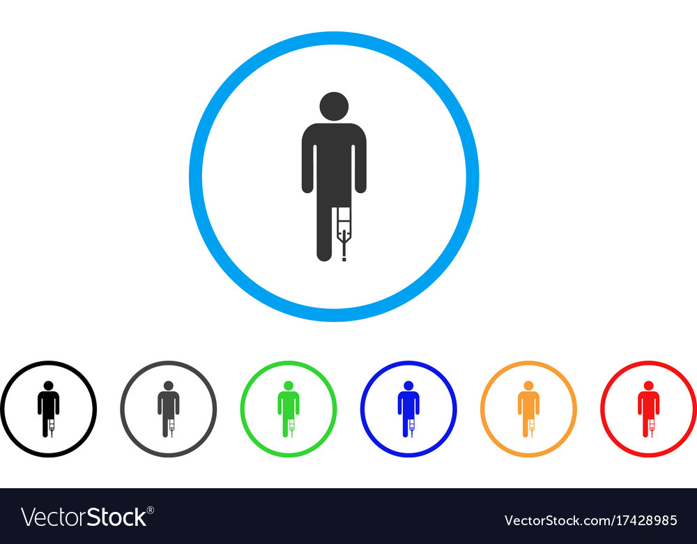 Patient man rounded icon Royalty Free Vector Image Patient man rounded icon Royalty Free Vector Image