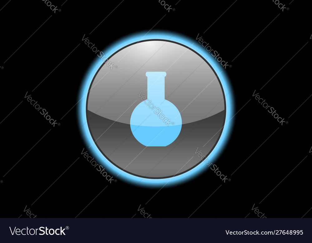 Flask icon design Royalty Free Vector Image - VectorStock