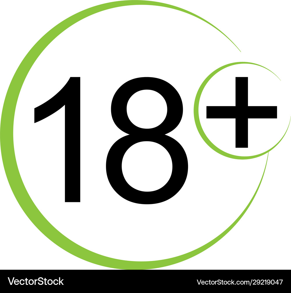 18 icon symbol Royalty Free Vector Image - VectorStock
