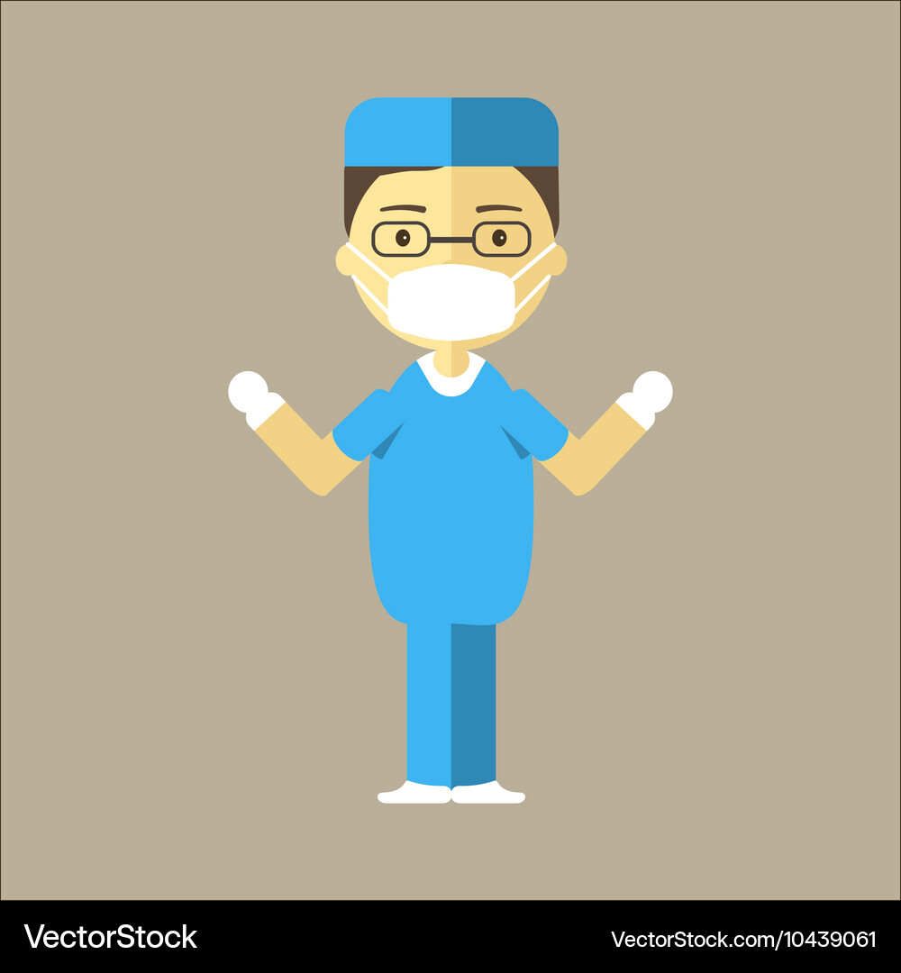 Man Surgeon Icon Royalty Free Vector Image - VectorStock