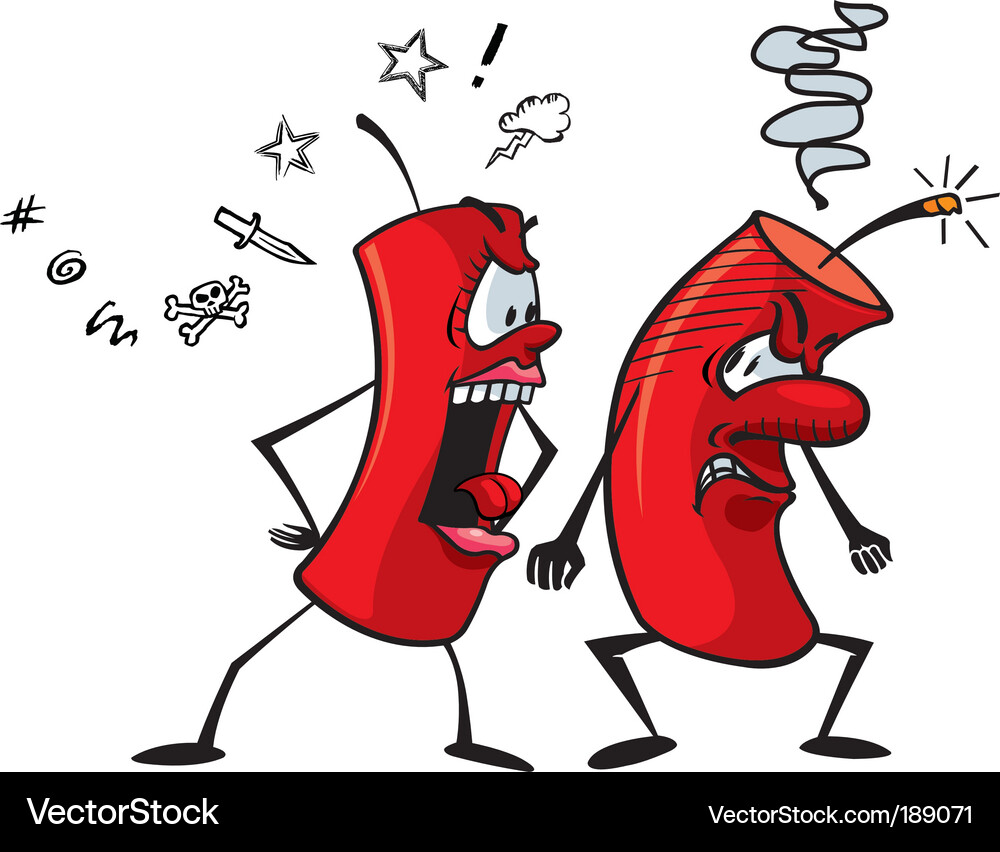 Cartoon firecrackers Royalty Free Vector Image