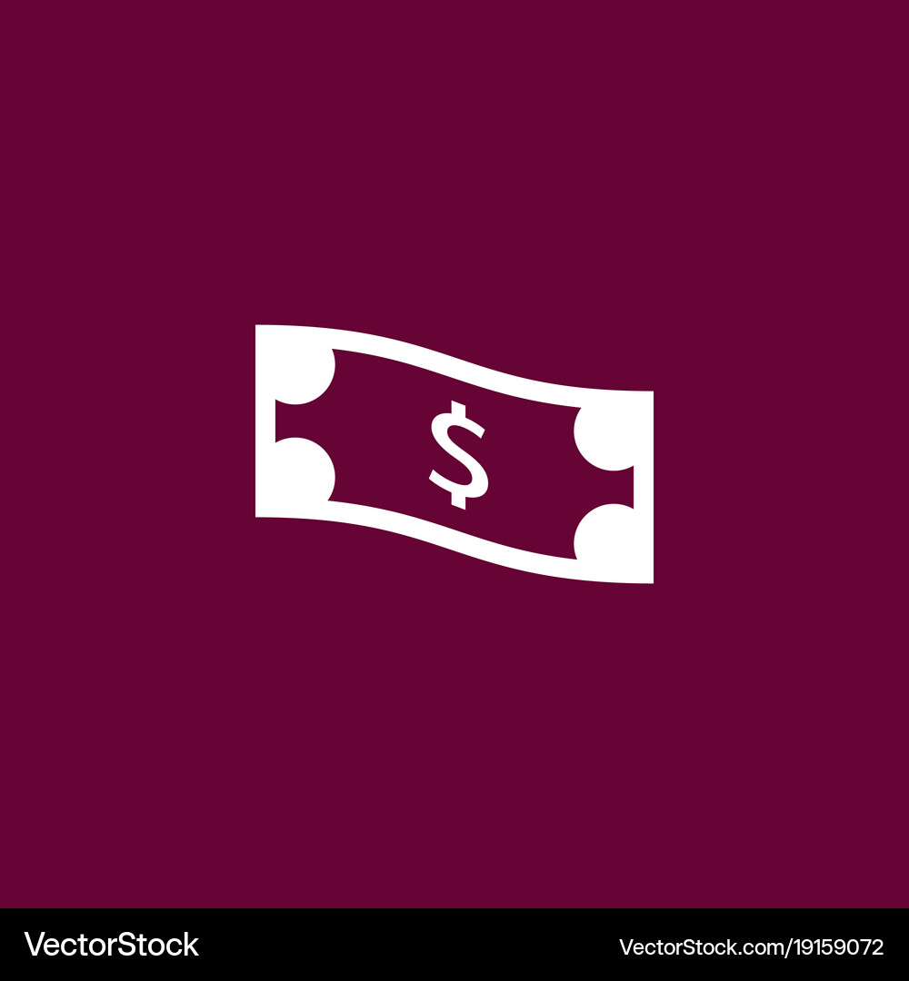 Money icon simple Royalty Free Vector Image - VectorStock