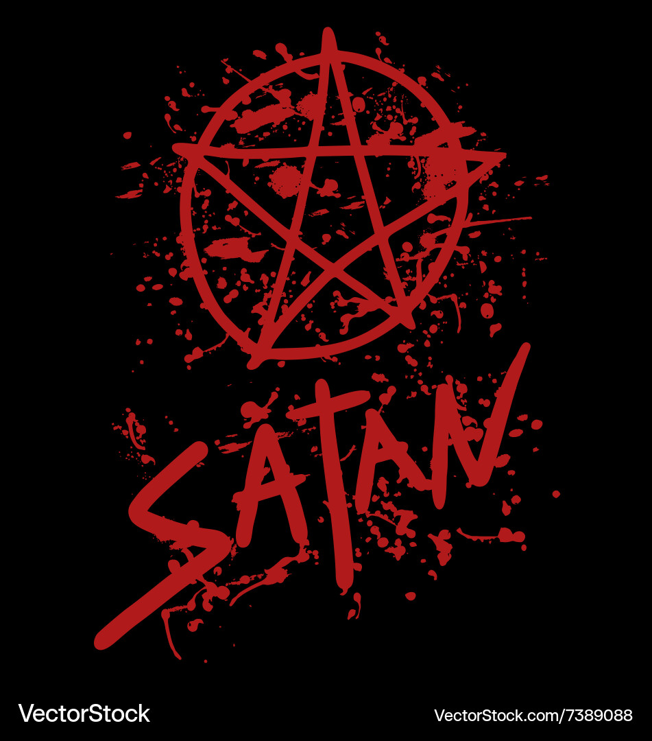 Satan symbol Royalty Free Vector Image - VectorStock