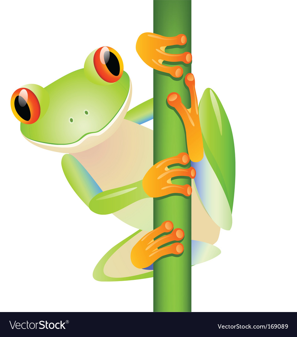 Cute frog Royalty Free Vector Image - VectorStock