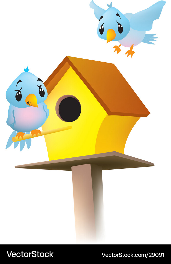 Birdhouse Royalty Free Vector Image - VectorStock
