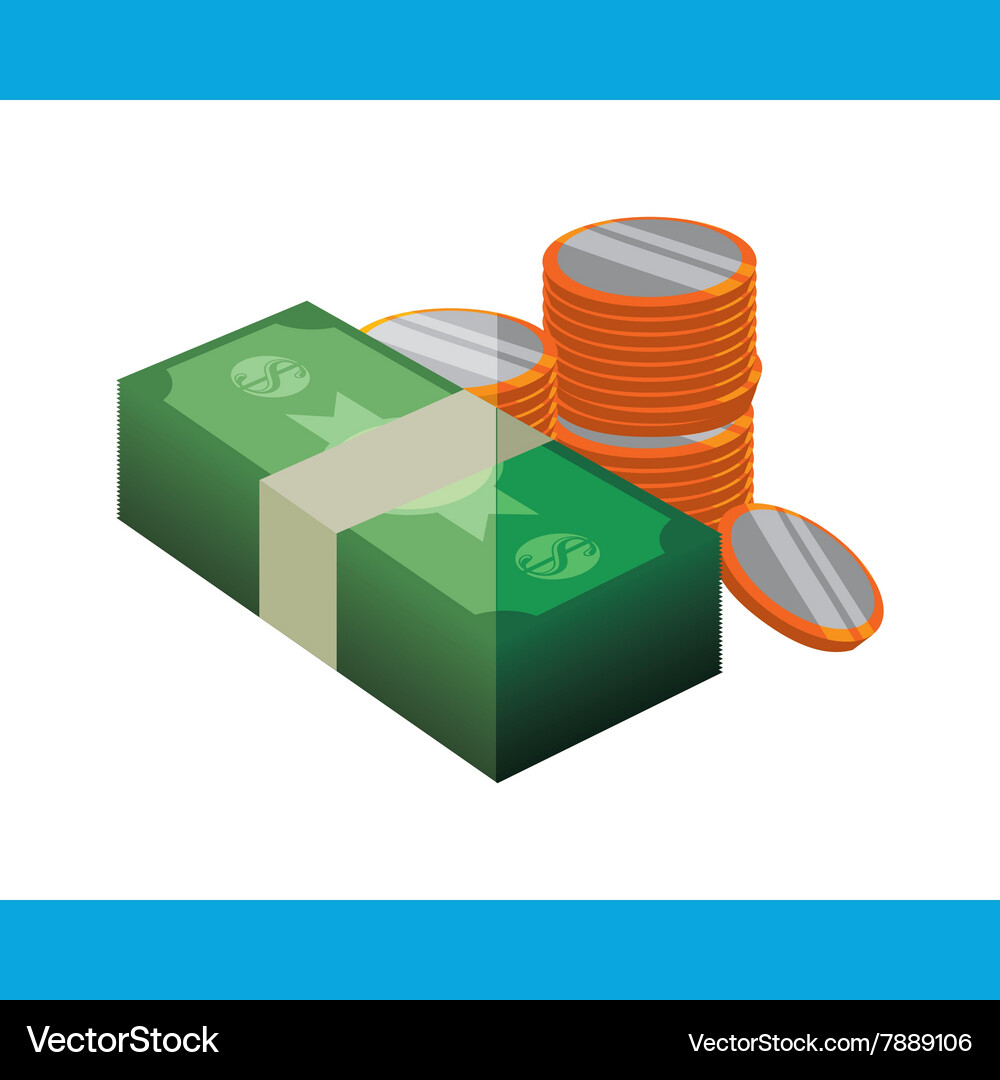 Money icon design Royalty Free Vector Image - VectorStock