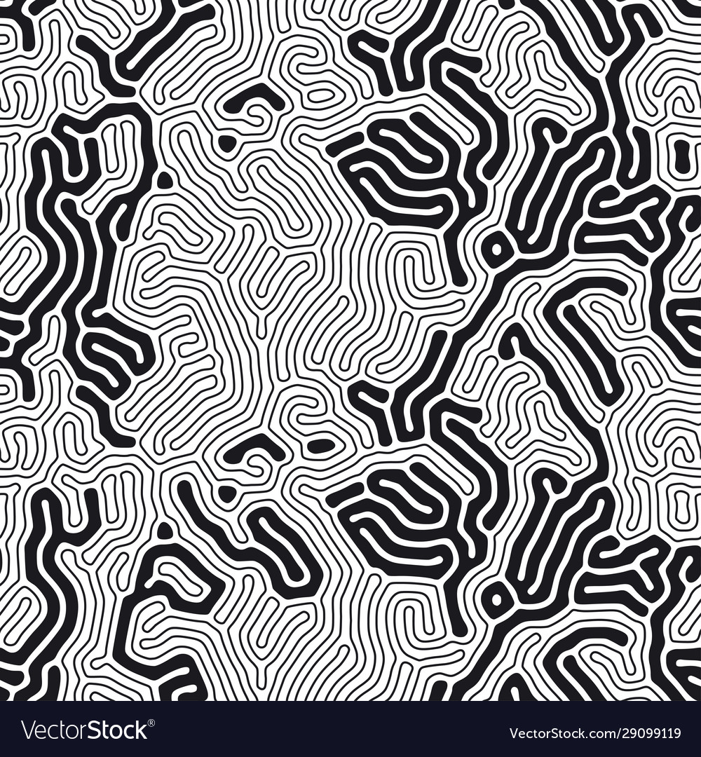 Organic background with rounded lines diffusion Vector Image