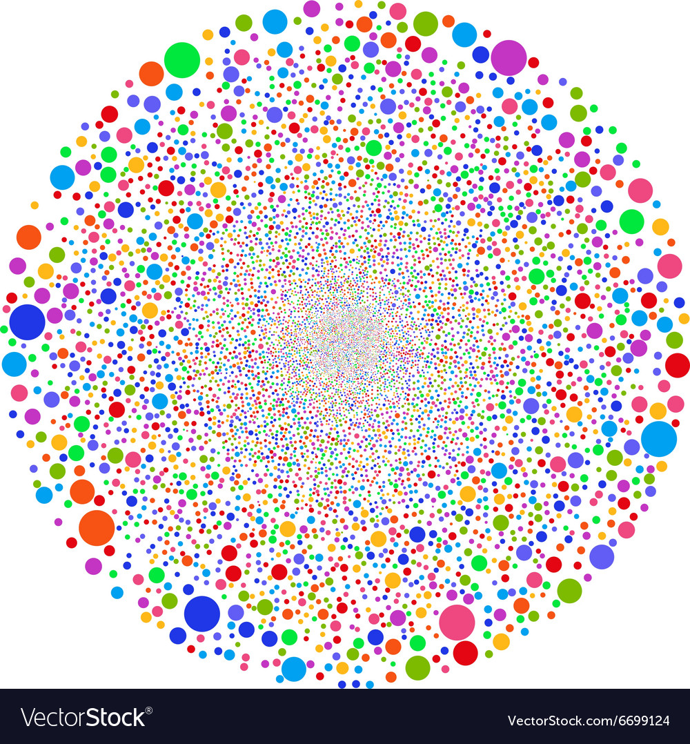 Random bubble sphere Royalty Free Vector Image