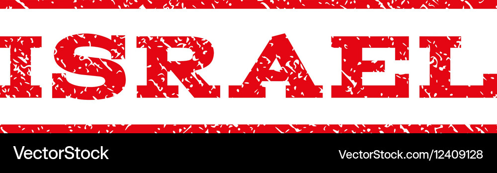 Israel watermark stamp Royalty Free Vector Image