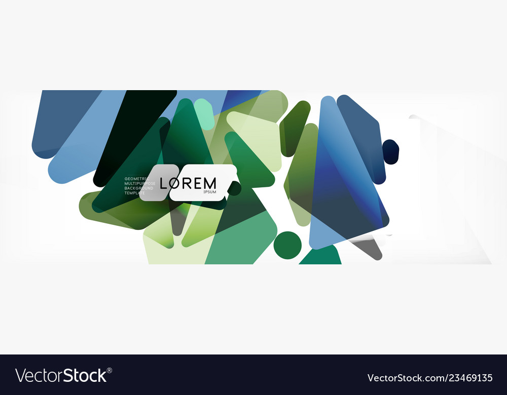 Science background abstract triangle pattern Vector Image