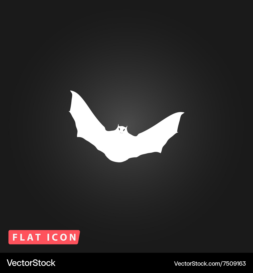Bat icon Royalty Free Vector Image - VectorStock