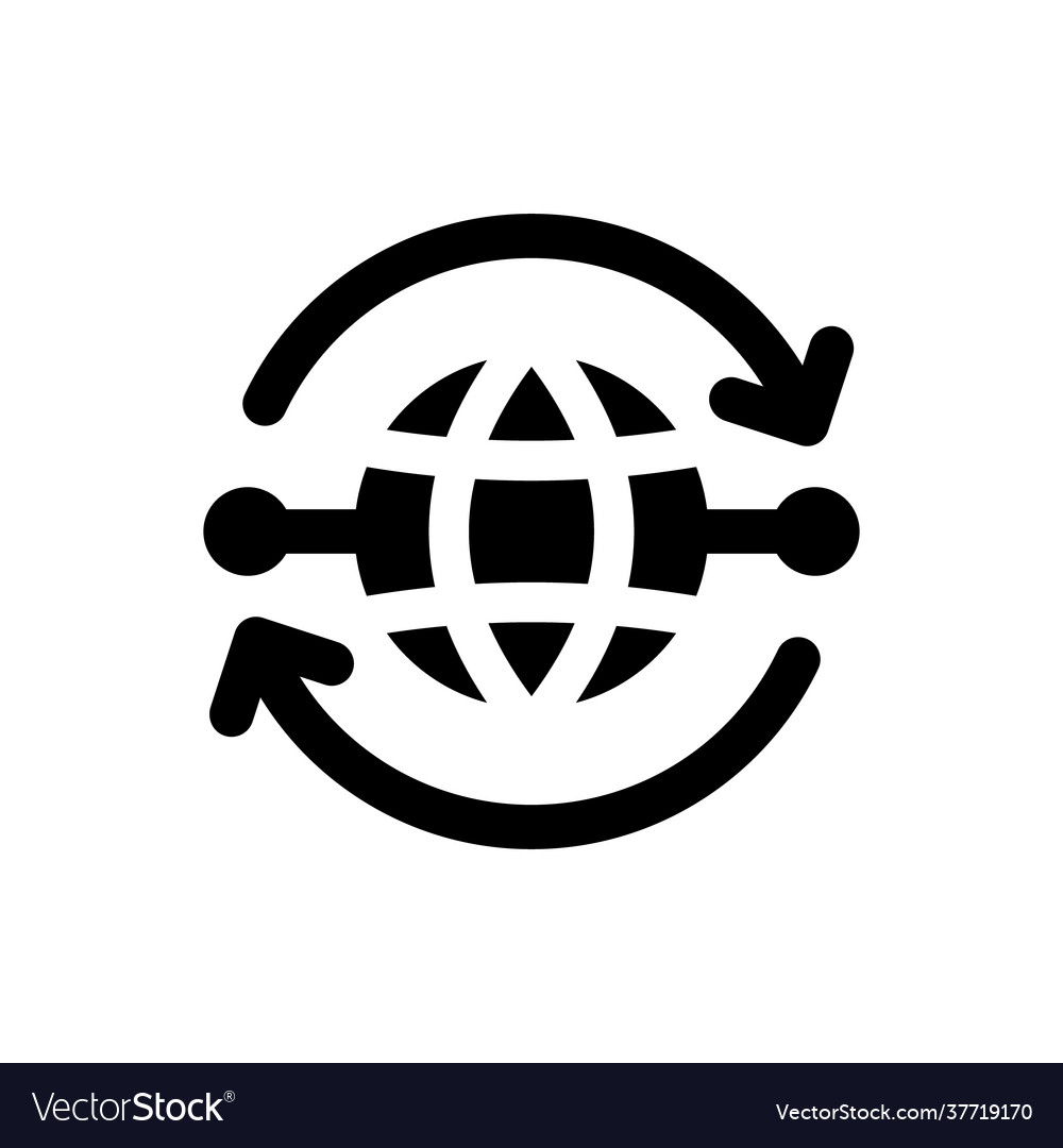 Global server icon Royalty Free Vector Image - VectorStock Global server icon Royalty Free Vector Image - VectorStock