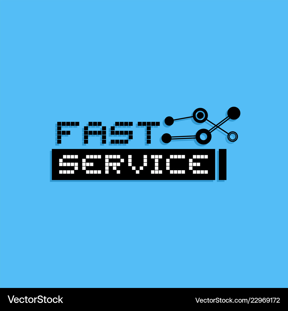 Fast service icon Royalty Free Vector Image - VectorStock