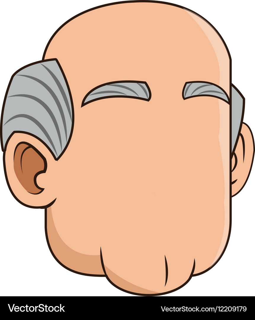 Isolated man cartoon design Royalty Free Vector Image