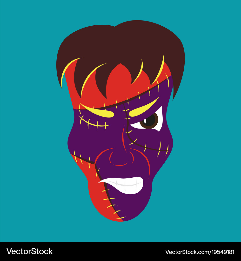 isolated frankenstein avatar - Stock Image - Everypixel