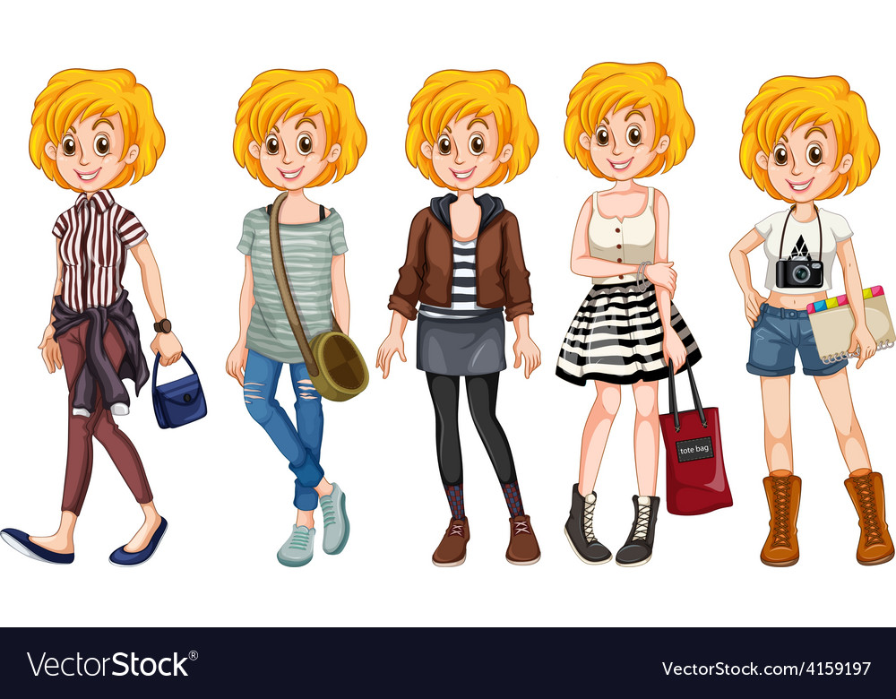 Blonde girl Royalty Free Vector Image - VectorStock Blonde girl Royalty Free Vector Image - VectorStock