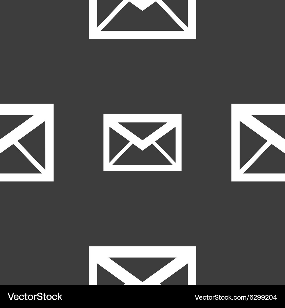 Mail icon envelope symbol message sign navigation Vector Image