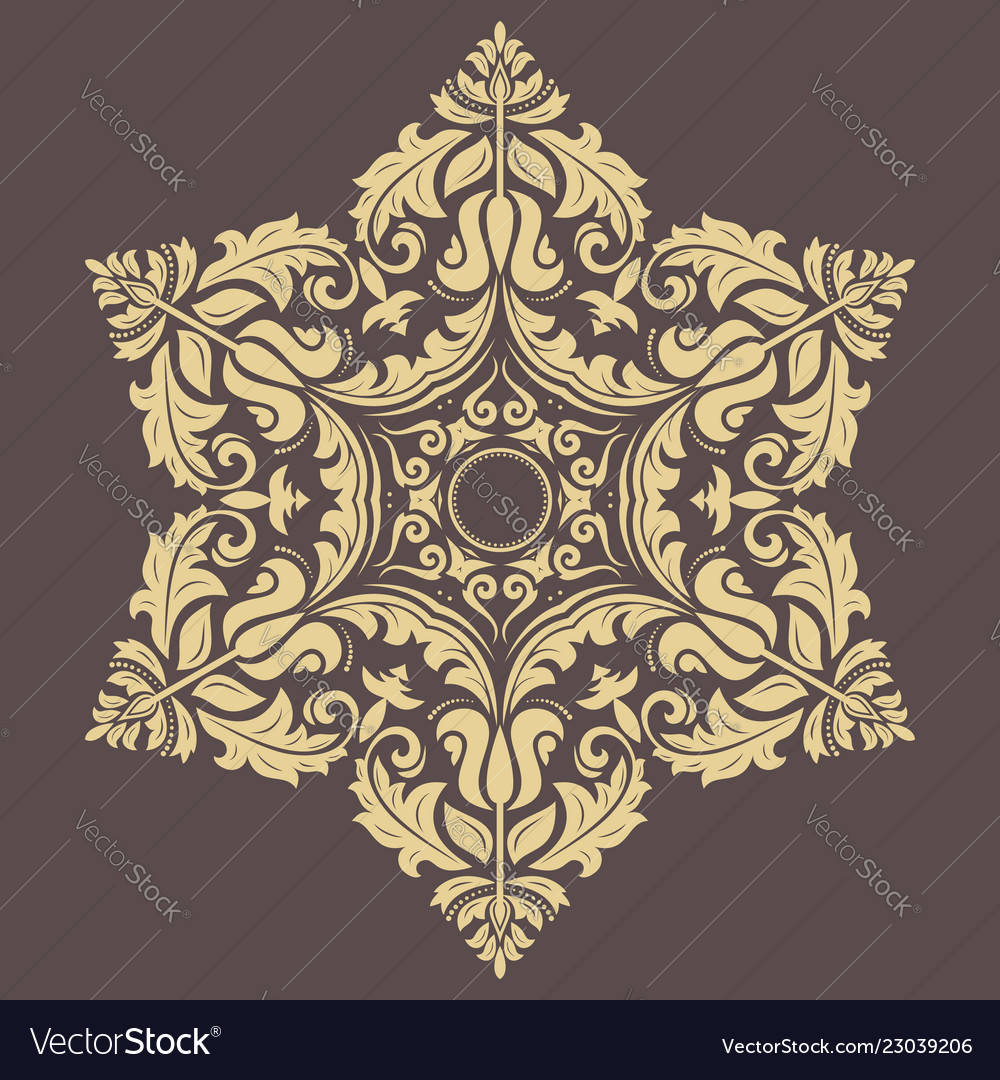Oriental abstract pattern Royalty Free Vector Image