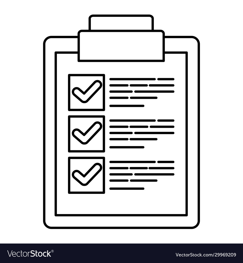 Isolated list document design Royalty Free Vector Image
