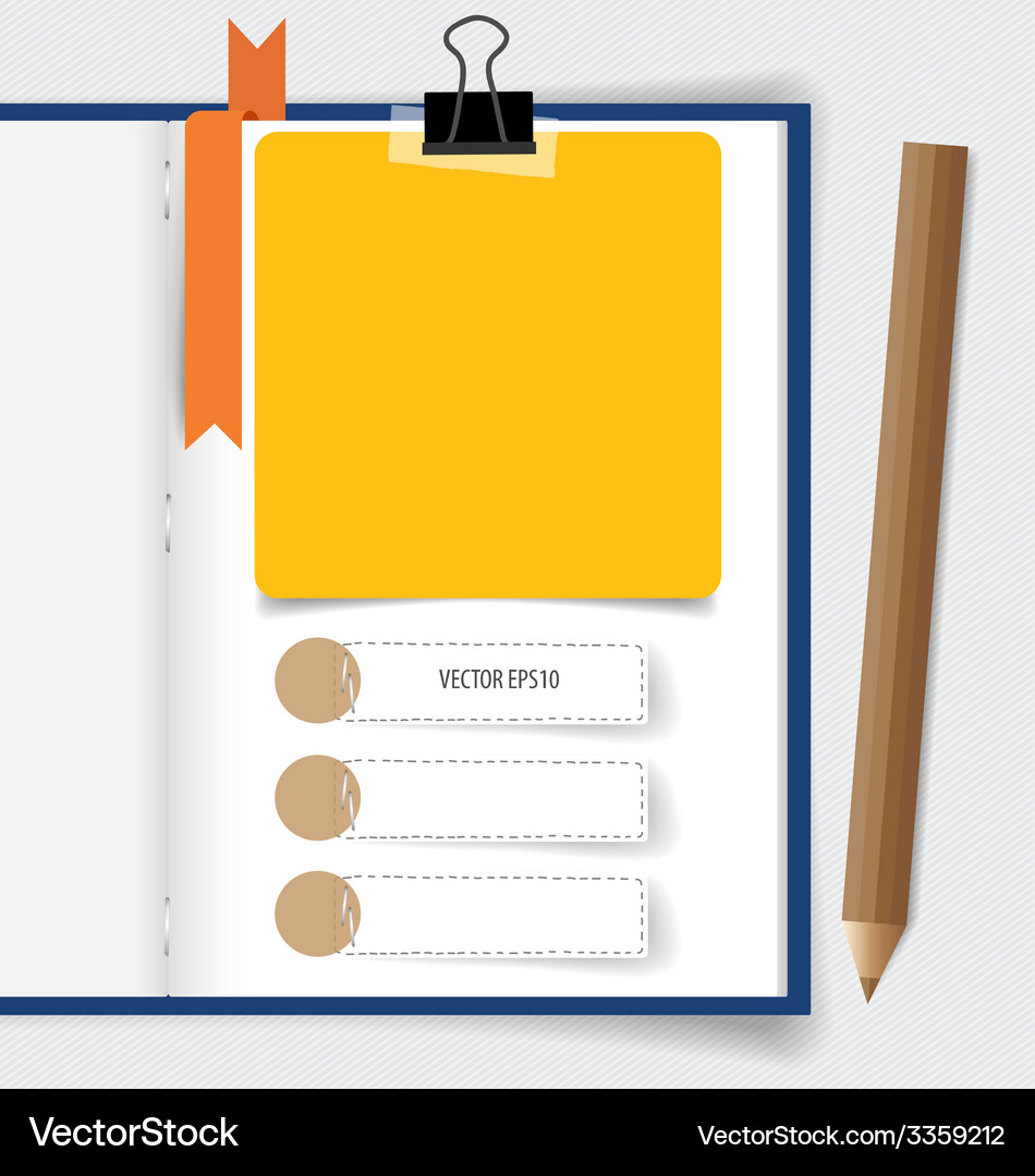 Collection of various papers paper designs ready Vector Image