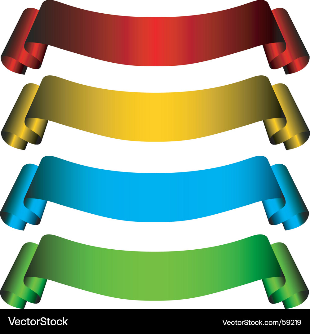 Decorative banners Royalty Free Vector Image - VectorStock