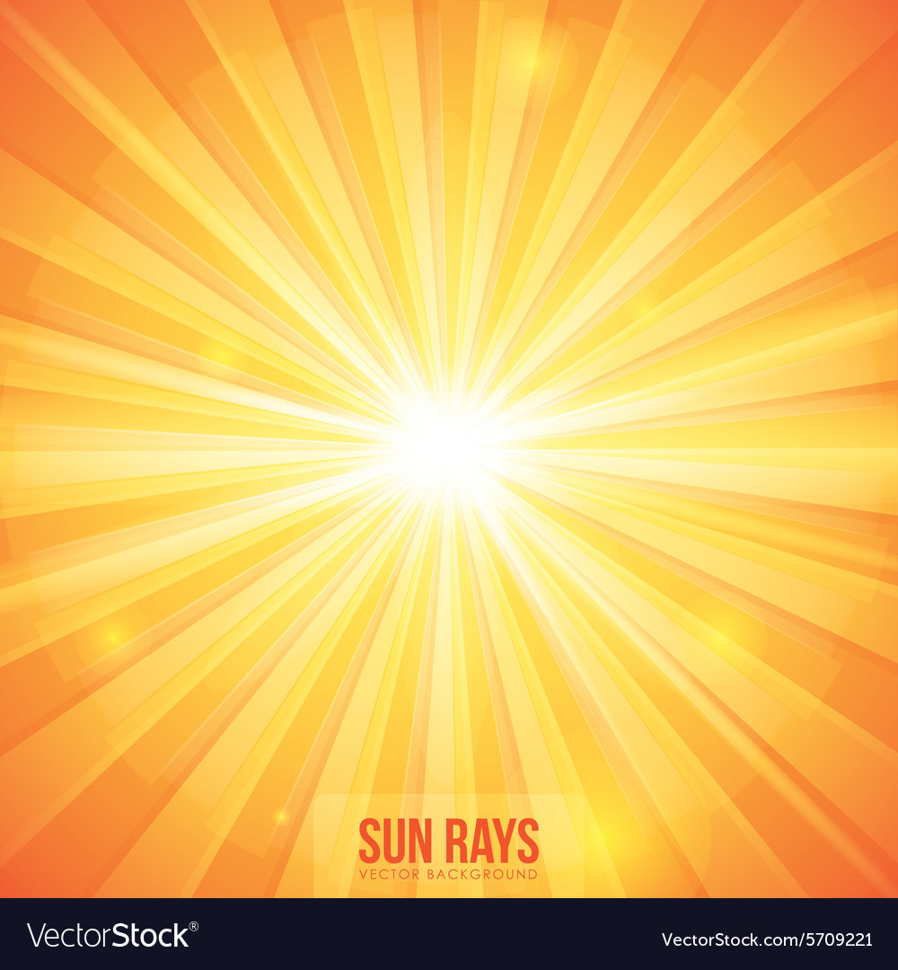 Sun rays design Royalty Free Vector Image - VectorStock