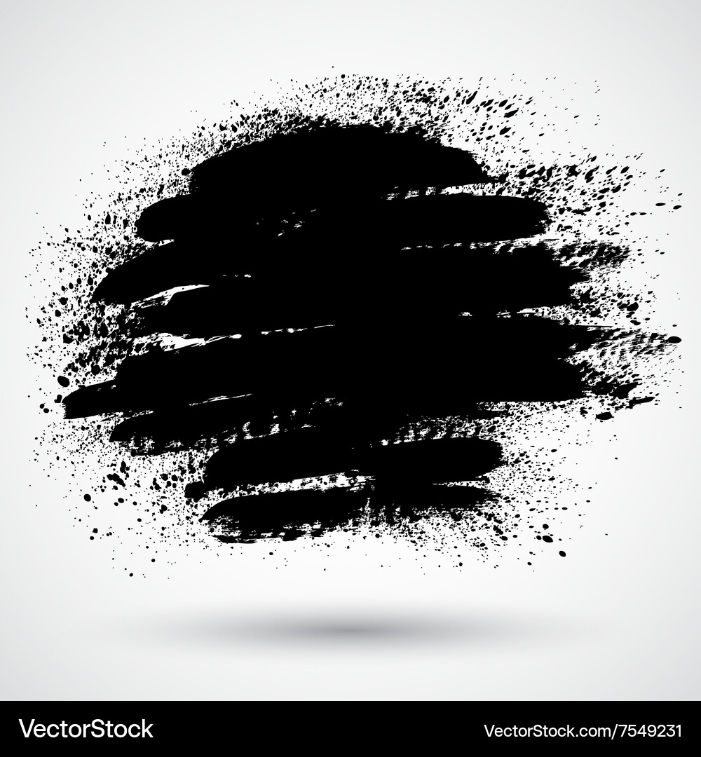 Grunge splash banner Royalty Free Vector Image