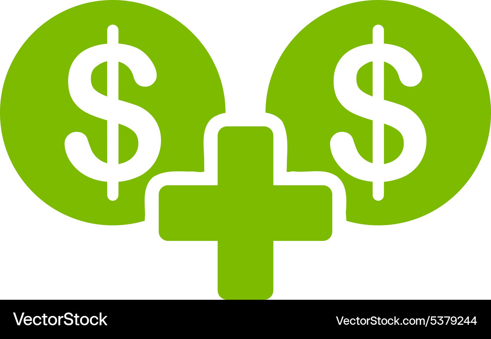 Sum icon from business bicolor set Royalty Free Vector Image