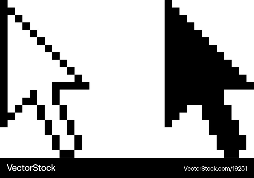 Curser Royalty Free Vector Image - VectorStock
