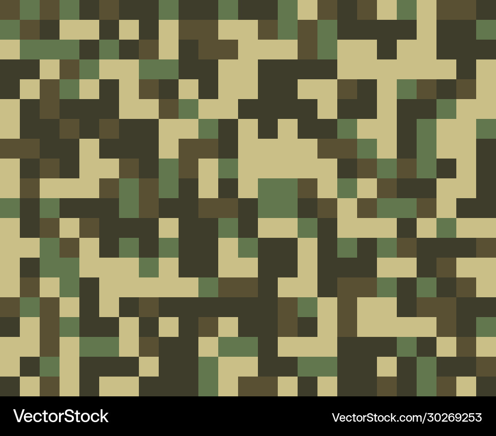 Camouflage pattern seamless Royalty Free Vector Image