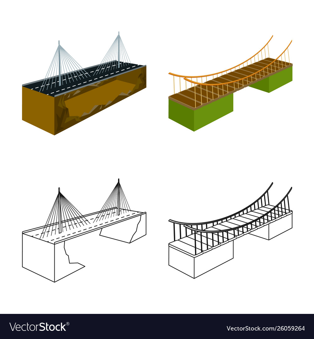 Isolated Object Connection And Design Symbol Vector Image