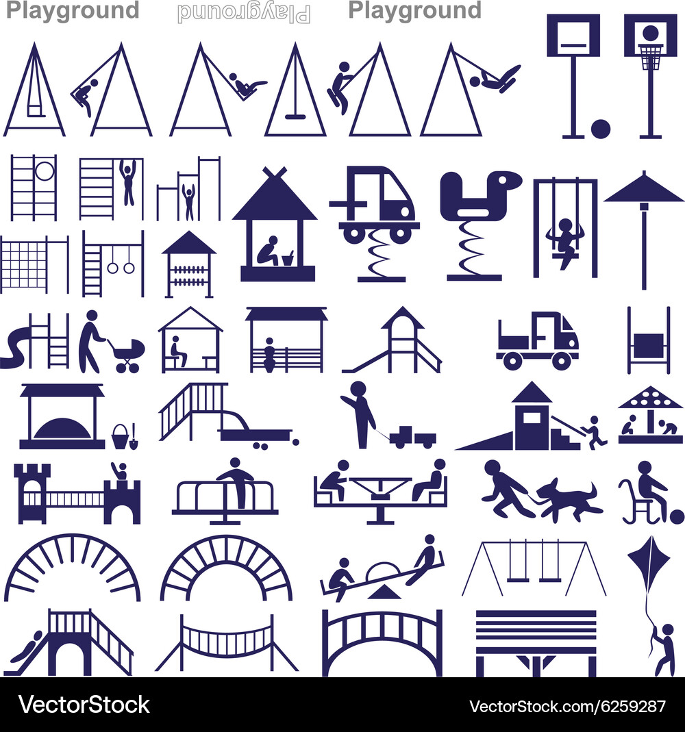 Playground icon Royalty Free Vector Image - VectorStock