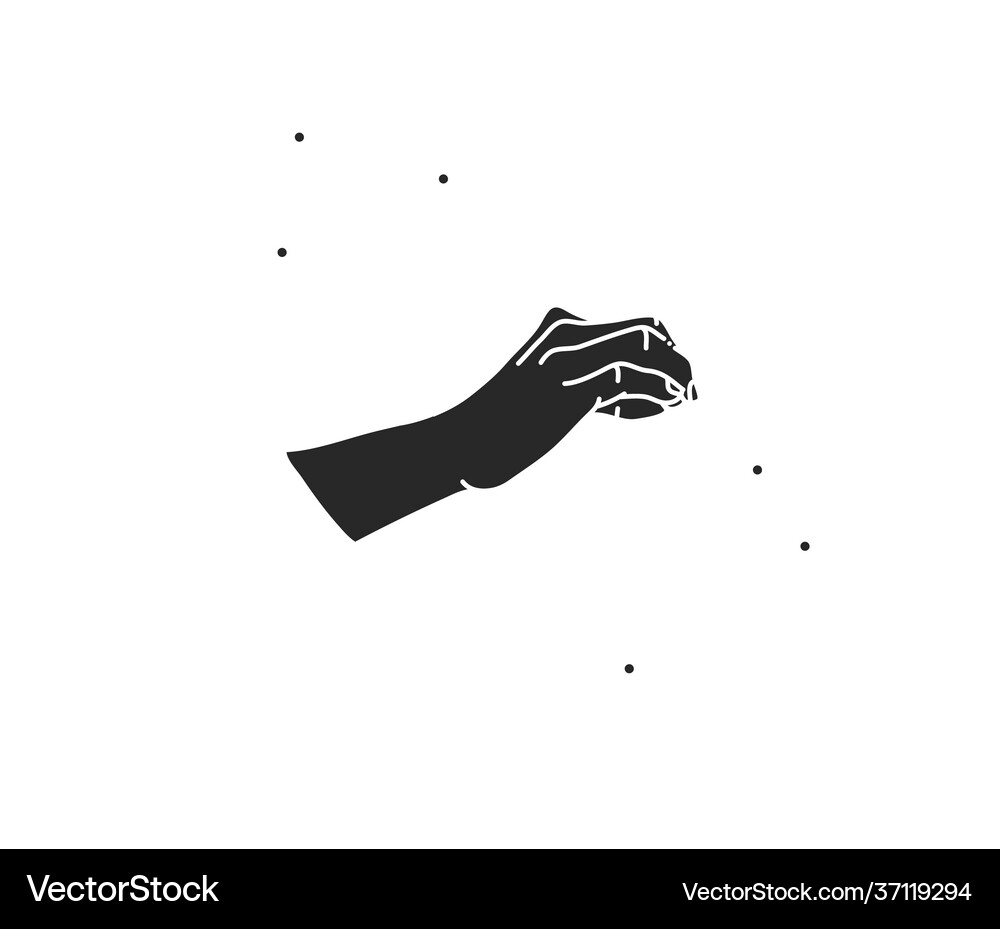 Hand drawn abstract stock flat graphic Royalty Free Vector
