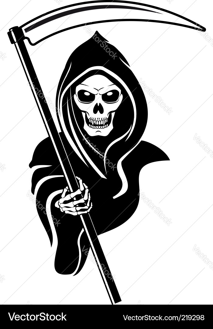 Grim reaper Royalty Free Vector Image - VectorStock