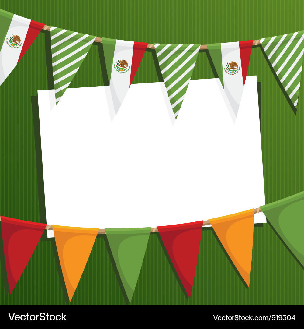 Mexican frame Royalty Free Vector Image - VectorStock
