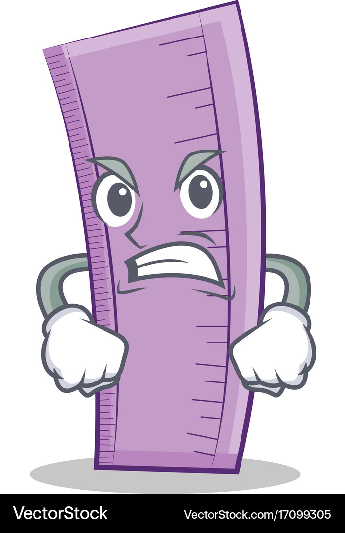Angry ruler character cartoon design Royalty Free Vector