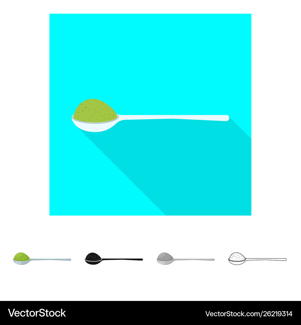 Isolated object supplement and dried sign set Vector Image