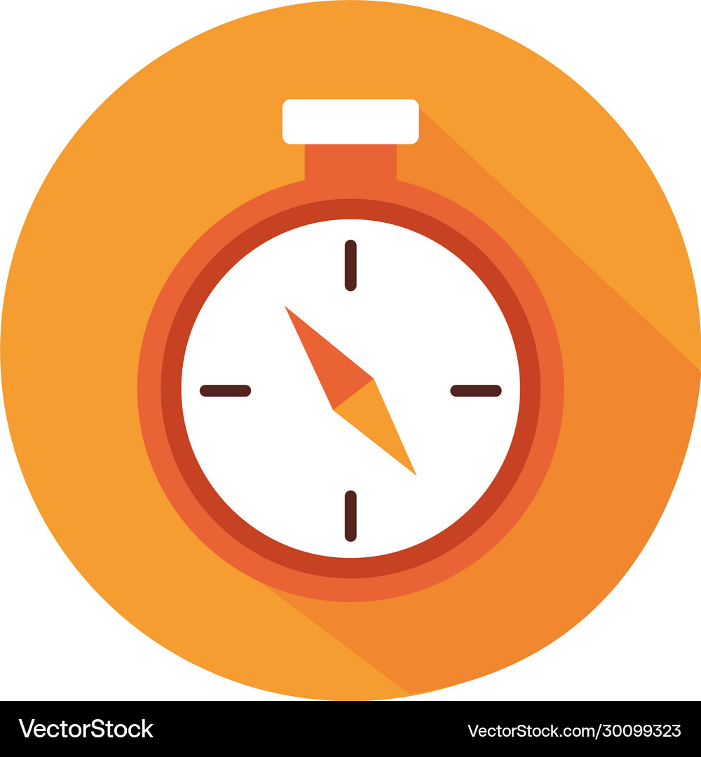 Compass guide device block style icon Royalty Free Vector