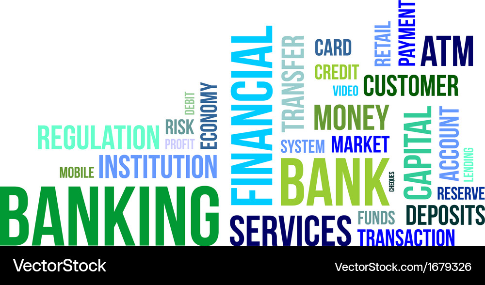 Word cloud banking Royalty Free Vector Image - VectorStock