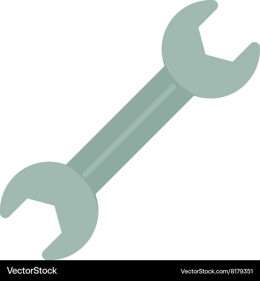 Two header wrench Royalty Free Vector Image - VectorStock