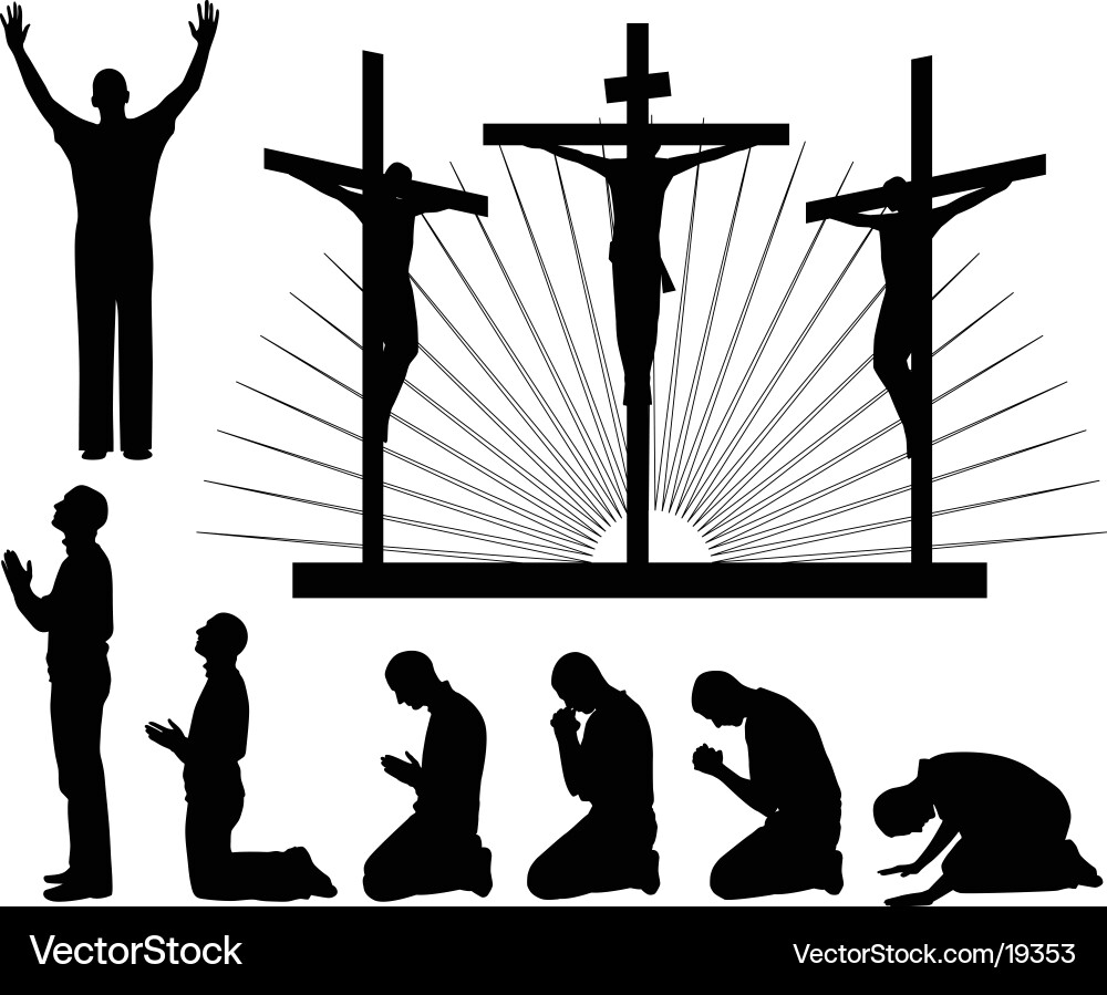 Crucifixion Royalty Free Vector Image - VectorStock