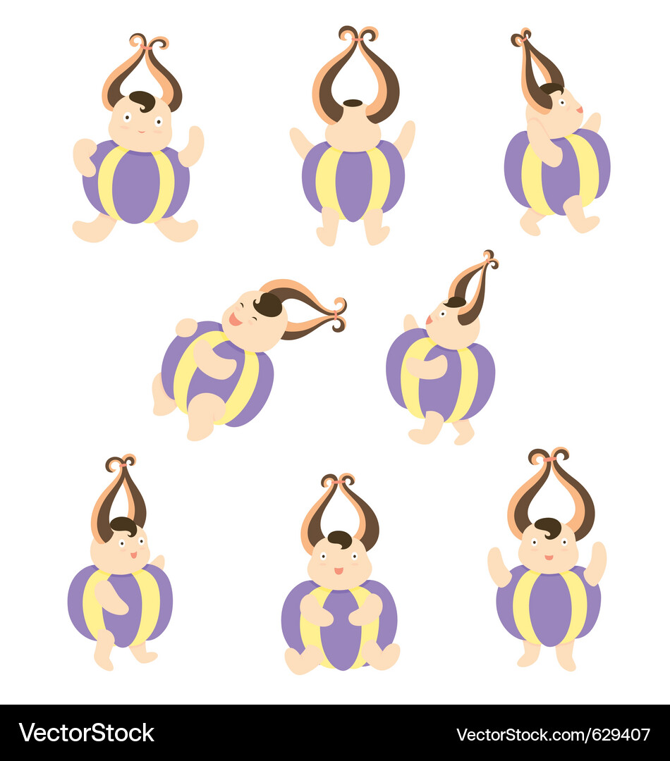 Balloon character Royalty Free Vector Image - VectorStock