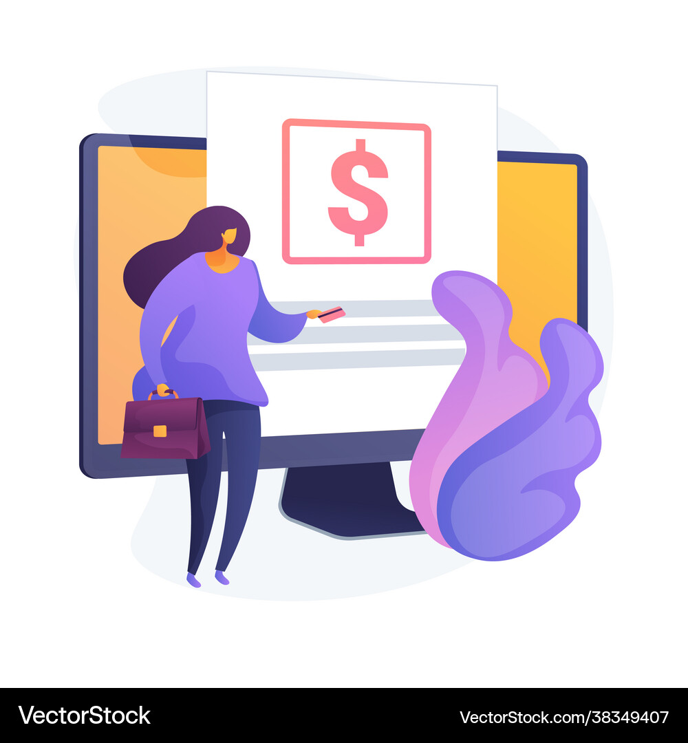 Payment terms concept metaphor Royalty Free Vector Image