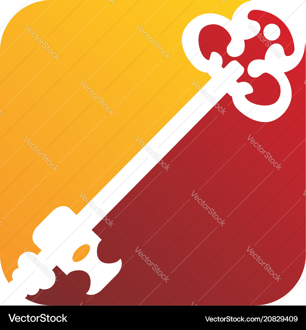 Key of success life Royalty Free Vector Image - VectorStock