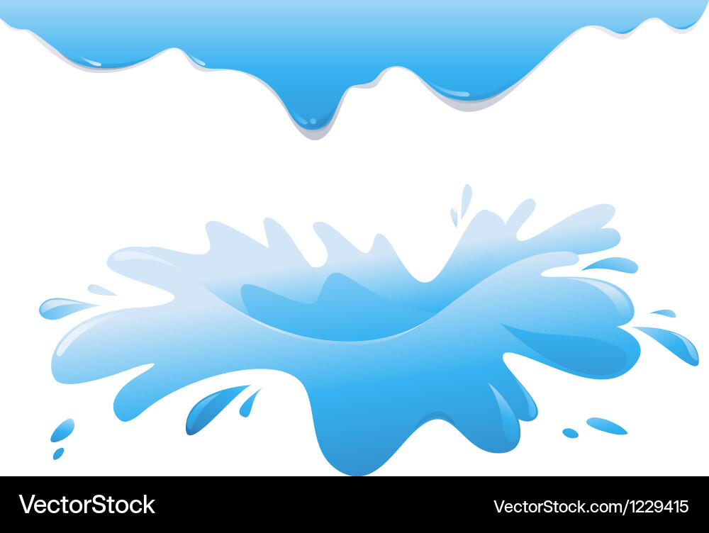 Water Splash Royalty Free Vector Image - VectorStock