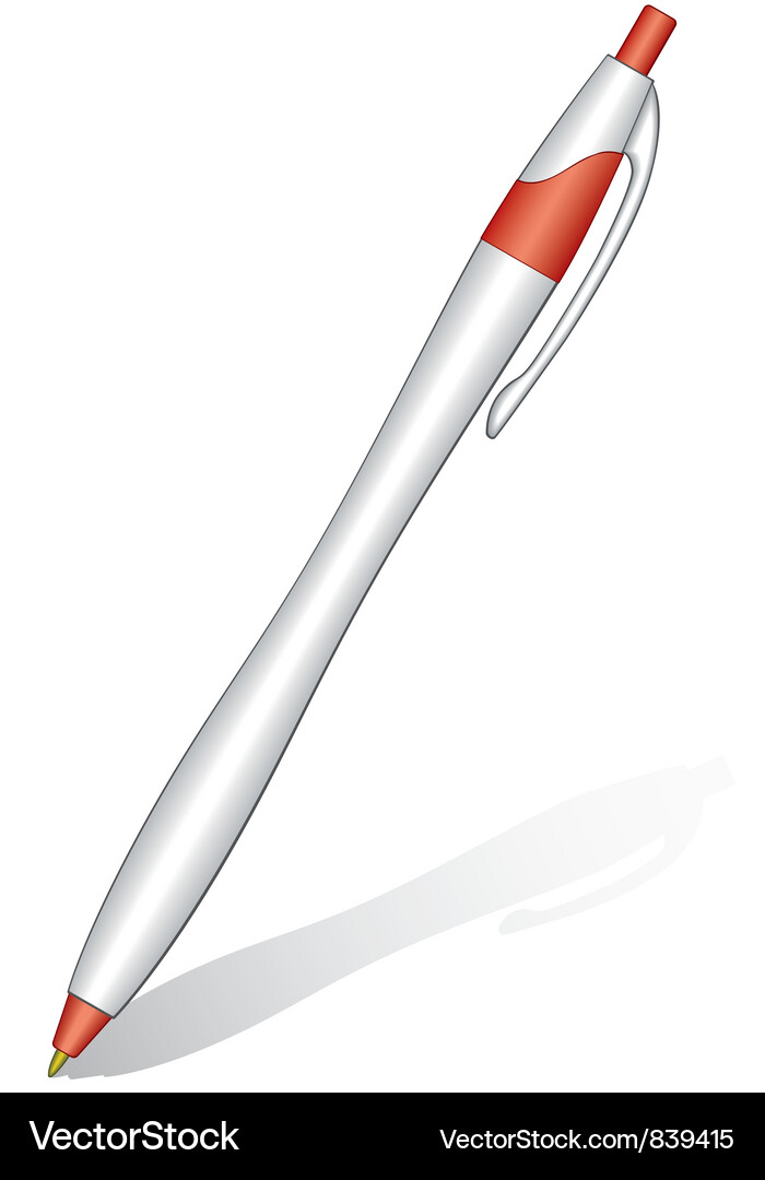 Ball pen Royalty Free Vector Image - VectorStock