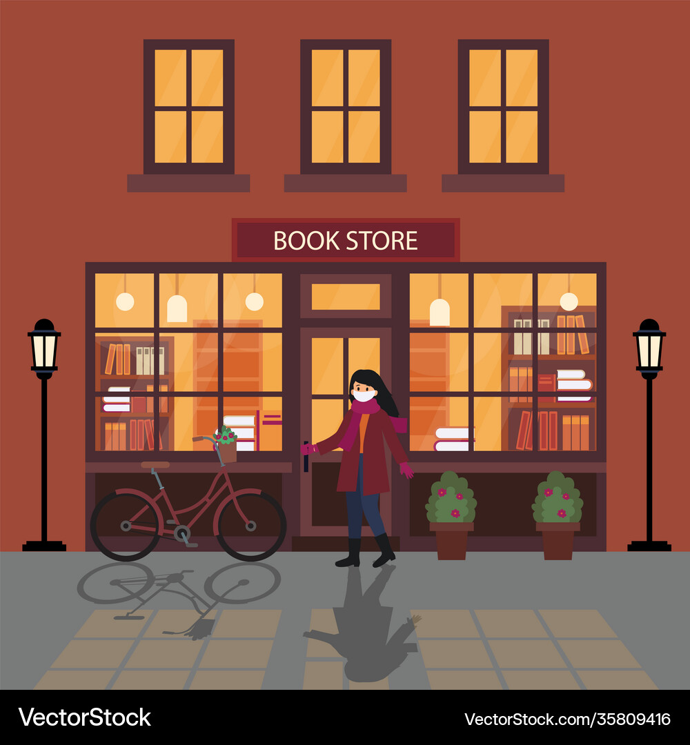 In flat cartoon style Royalty Free Vector Image