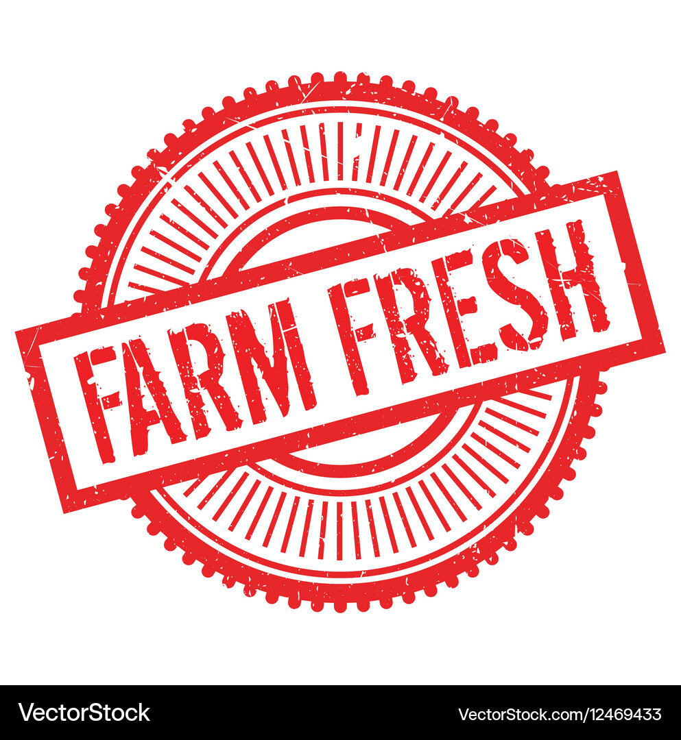 Farm fresh stamp Royalty Free Vector Image - VectorStock